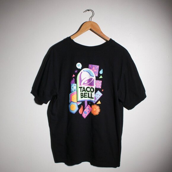 Taco Bell | Shirts | Taco Bell Shirt Men Large Black Emplyee Uniform ...